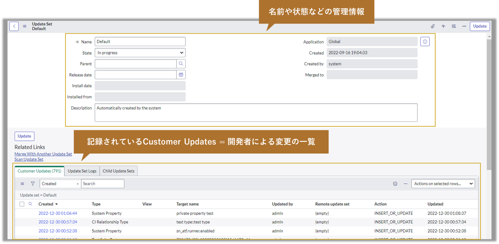 ServiceNow – Update Set（更新セット）の図解解説 | ServiceNow研究所