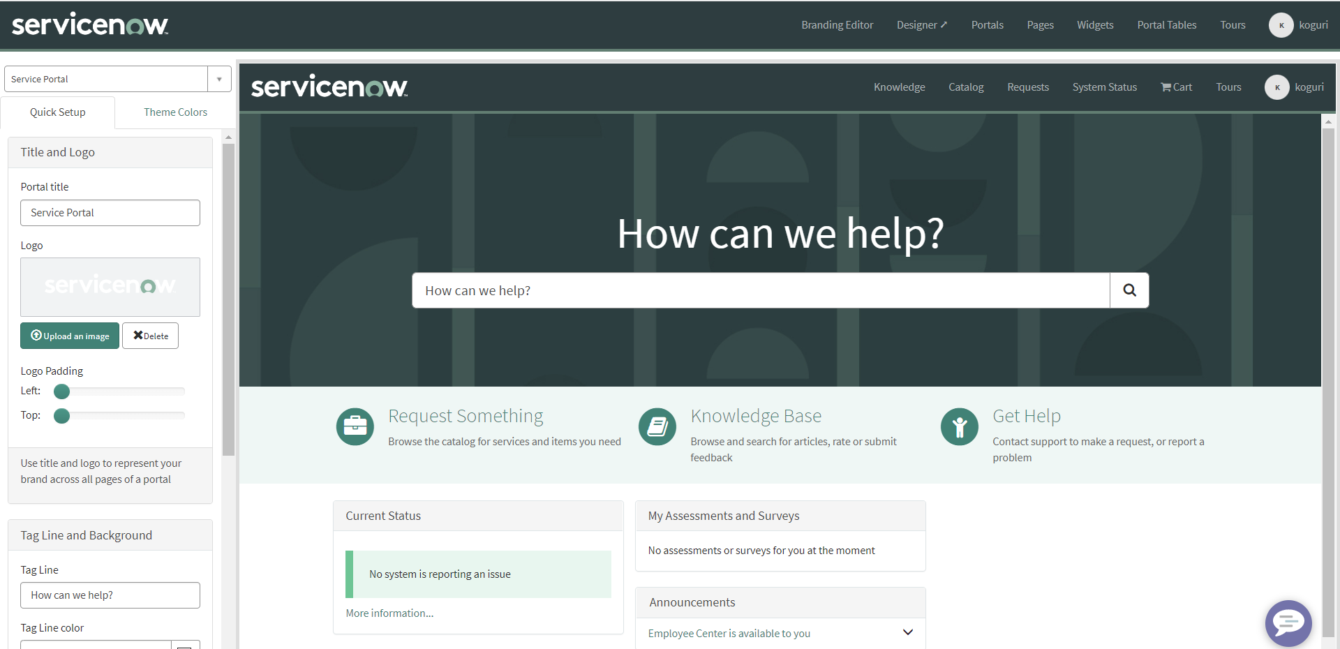 ServiceNow – Service Portalの開発の基本 ～機能の解説からテーマ変更まで～ | ServiceNow研究所