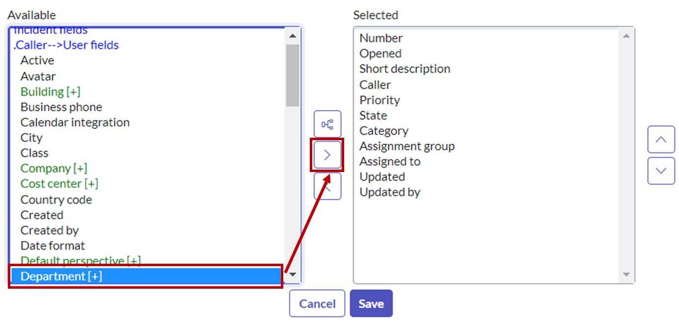 ServiceNowのリストに参照先のテーブルの項目を表示（dot-walk）する方法 | ServiceNow研究所