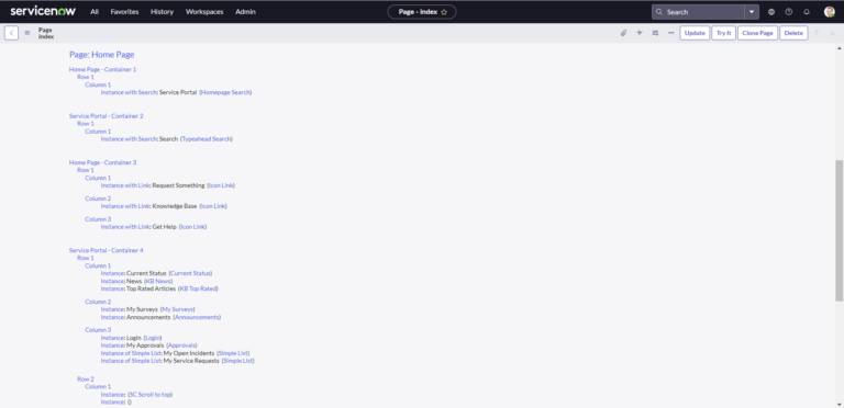 ServiceNow – Service Portalの開発の基本 ～ページの編集～ | ServiceNow研究所