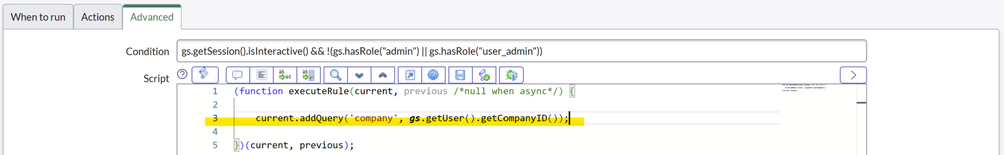 ServiceNow – Before Query Business Ruleの解説 | ServiceNow研究所
